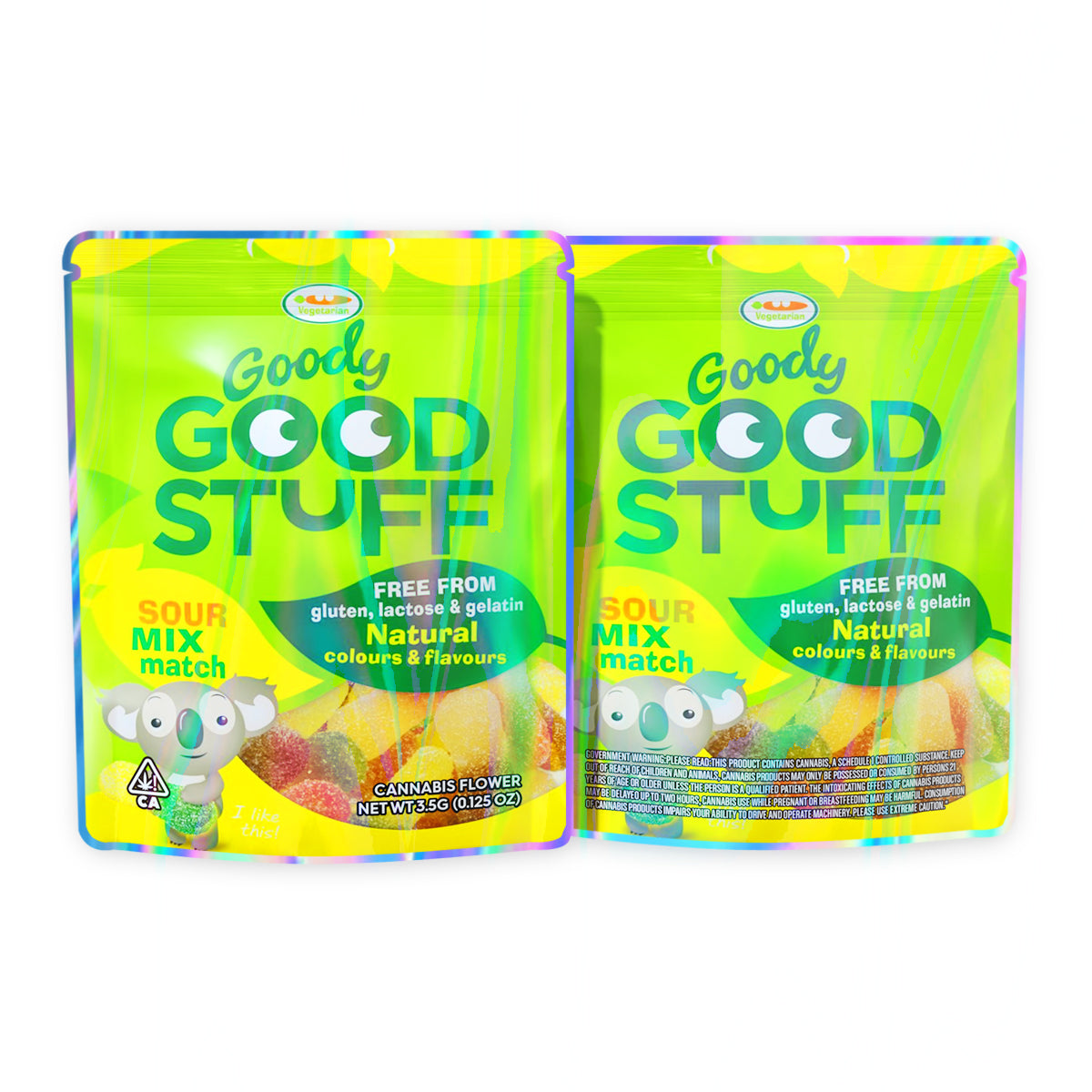 Goody Good Stuff Mylar Bags 3.5 Grams – Custom420bag