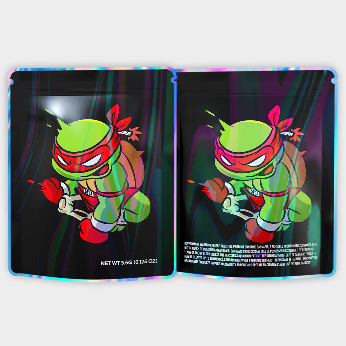 Teenage Mutant Ninja Turtles 3.5G Mylar Bags – Custom420bag